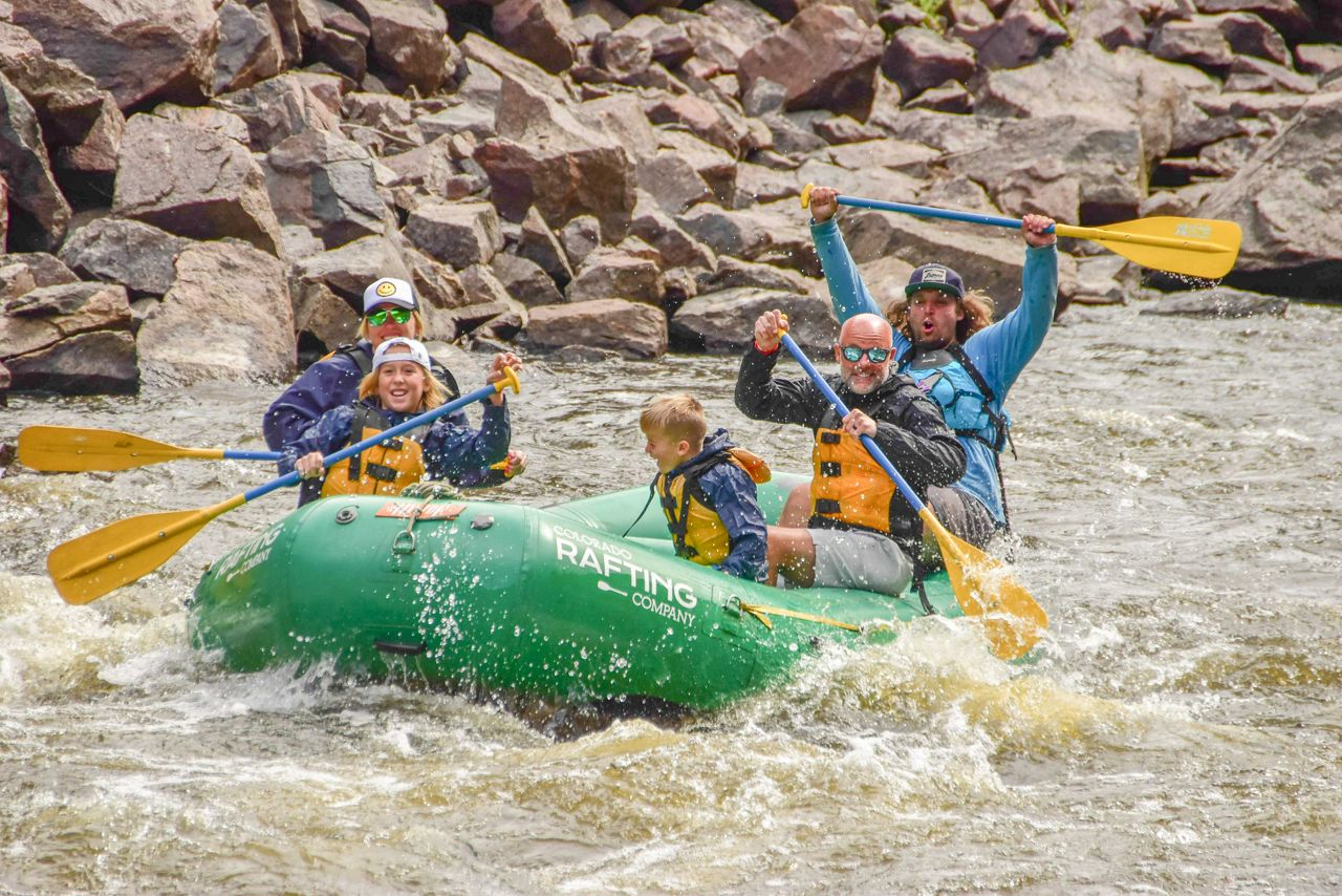 Colorado Rafting Company- Upper C & Rapid Image Photography